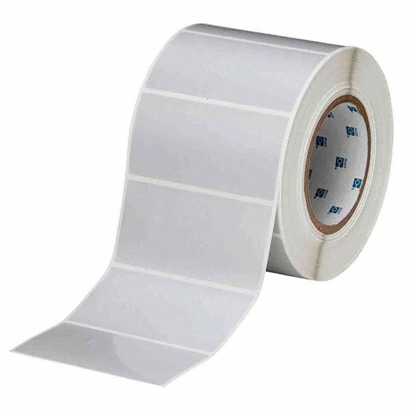 Brady - Label Maker Label: Light Gray, Polyester, 1,000 per Roll | MSC ...