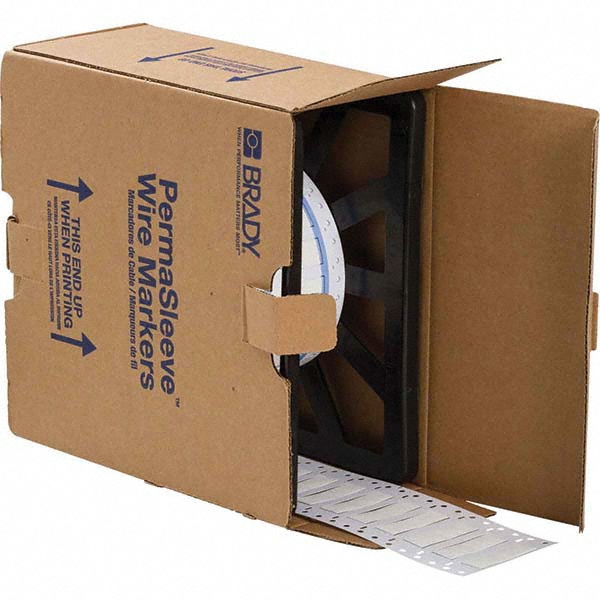 Brady - Label Maker Label: White, Polyolefin, 2,000 per Roll | MSC Direct