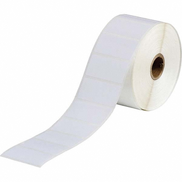 Brady - Label Maker Label: White, Polyester, 1,500 per Roll | MSC Direct