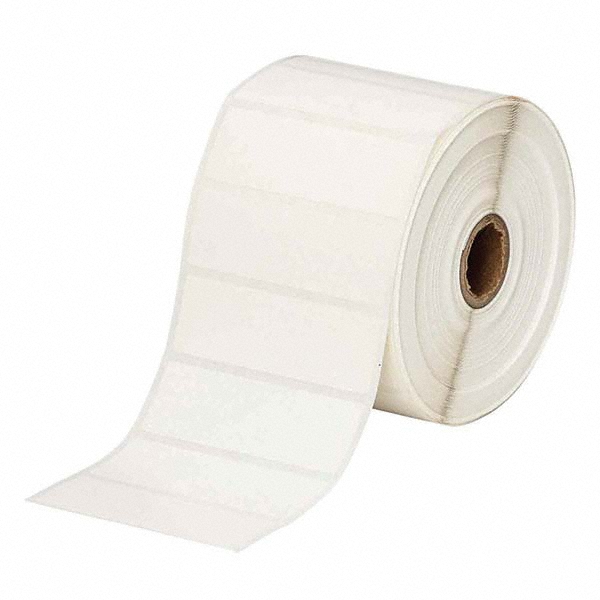 Brady - Label Maker Label: White, Paper, 1,500 per Roll | MSC Direct