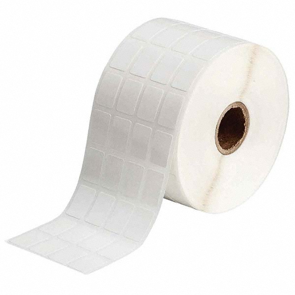 Brady - Label Maker Label: White, Cloth, 1/2" OAW, 5,000 per Roll | MSC ...