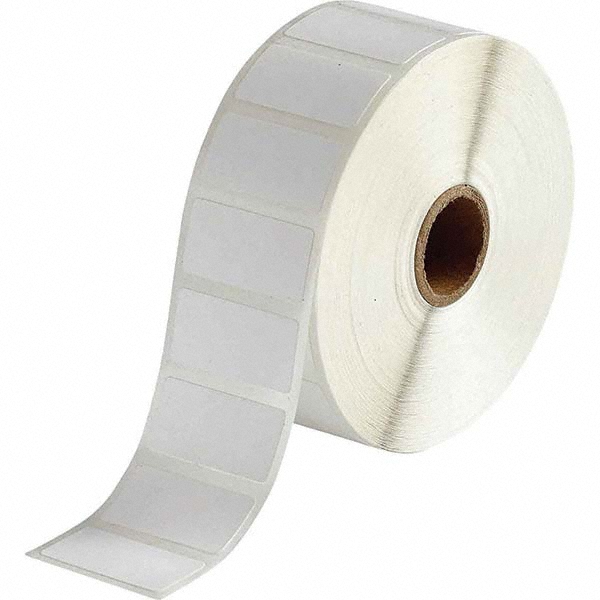 Brady - Label Maker Label: White, Nylon, 1-1/2" OAW, 1,500 per Roll ...