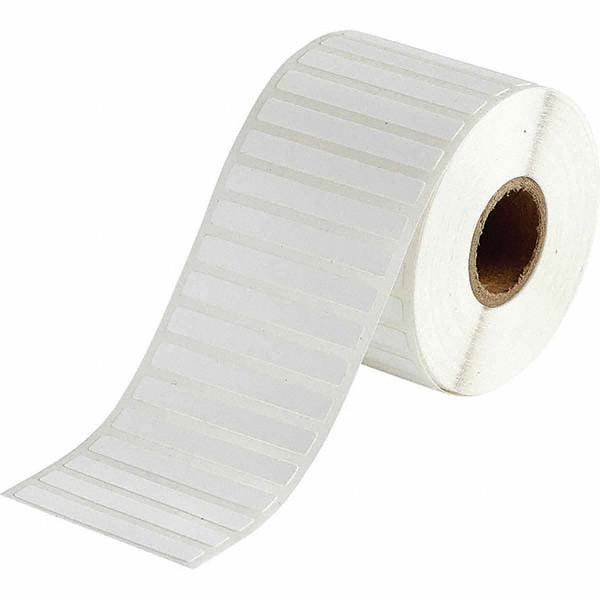 Brady - Label Maker Label: White, Polyester, 2,500 per Roll | MSC ...