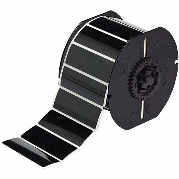 Brady - Label Maker Label: Black, Polyester, 300 per Roll | MSC Direct