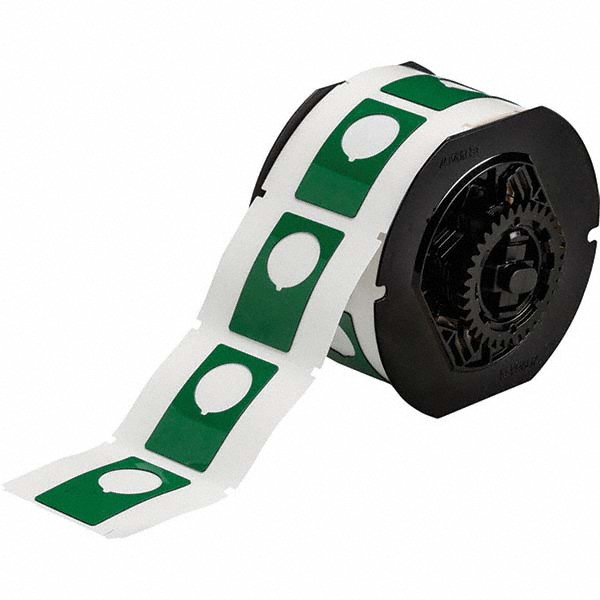 Brady - Label Maker Label: Green, Polyester, 180 per Roll | MSC Direct