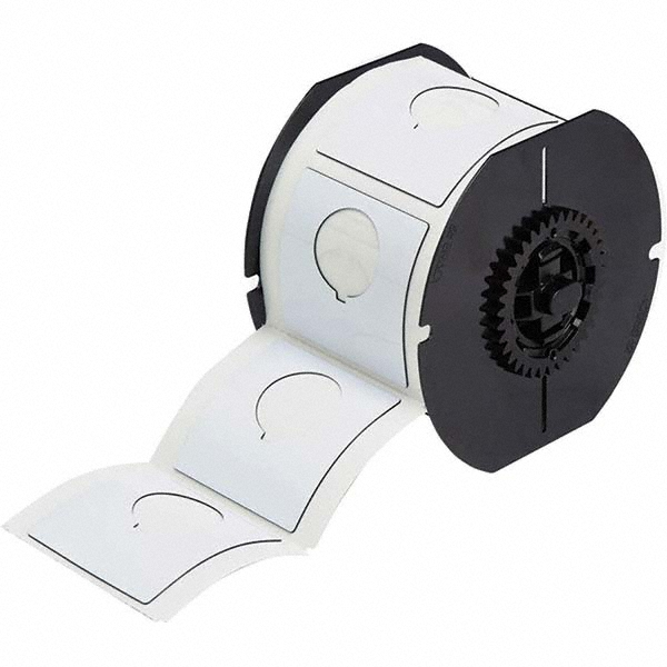 Brady - Label Maker Label: White, Polyester, 145 per Roll | MSC Direct