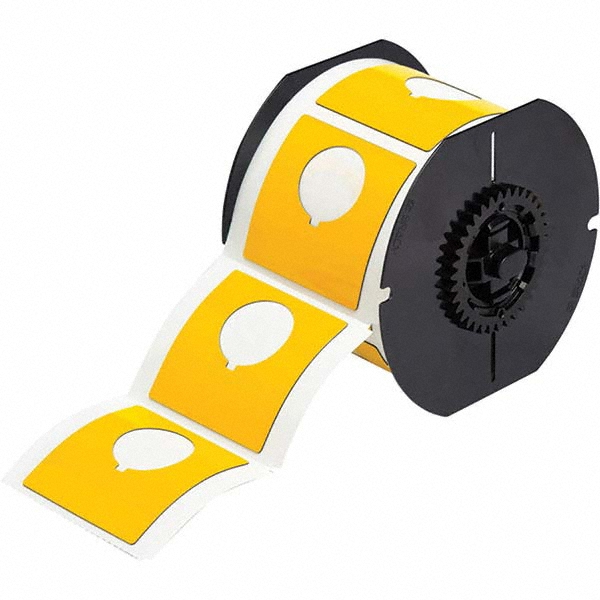 Brady - Label Maker Label: Yellow, Polyester, 145 per Roll | MSC Direct