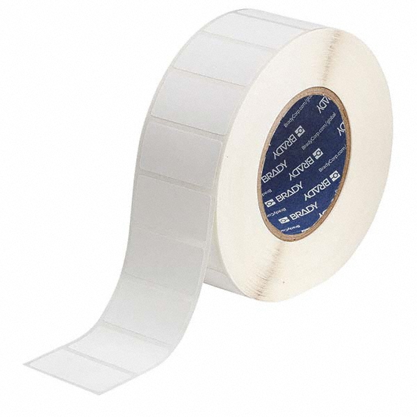 Brady - Label Maker Label: White, Polypropylene, 2,000 per Roll | MSC ...