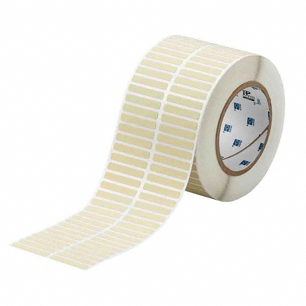 Brady - Label Maker Label: Amber, Polyimide, 1-1/2" OAW, 10,000 per ...