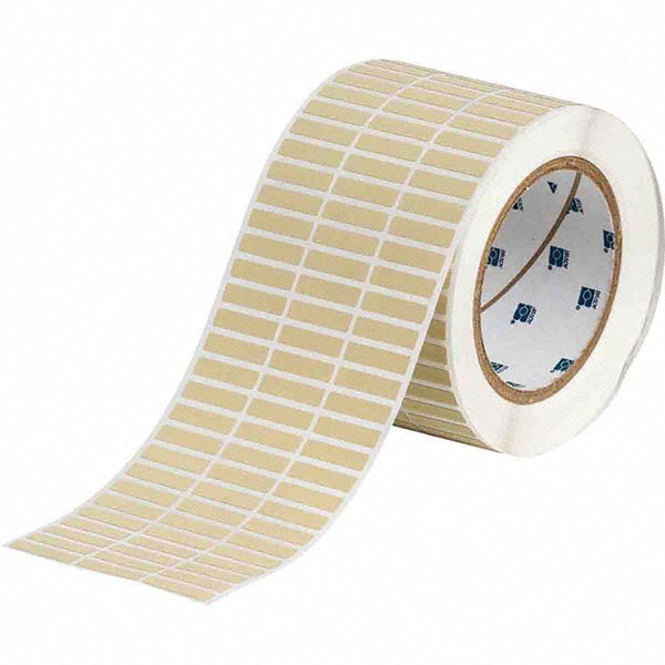Brady - Label Maker Label: Amber, Polyimide, 10,000 per Roll | MSC Direct