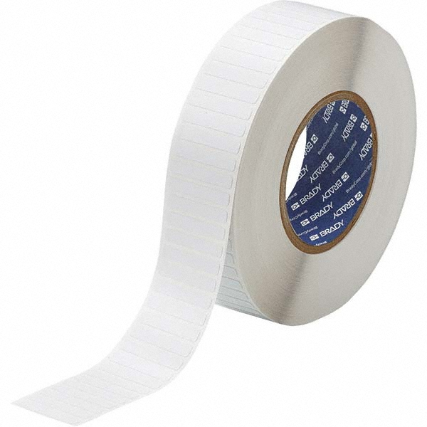 Brady - Label Maker Label: White, Polyimide, 1-1/2" OAW, 10,000 per ...