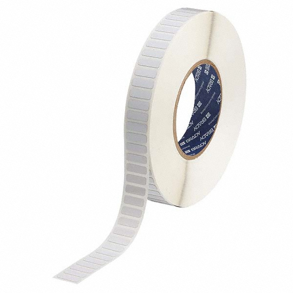 Brady - Label Maker Label: White, Polyimide, 3/4" OAW, 10,000 per Roll ...