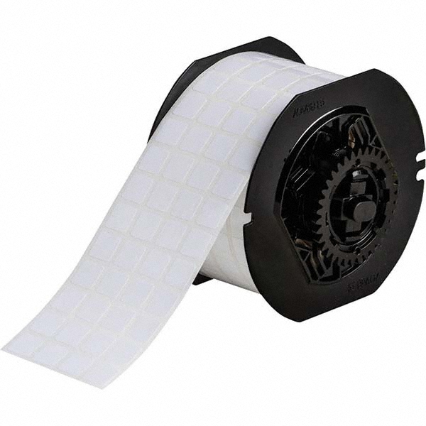 Brady - Label Maker Label: White, Polyester, 1/2" OAW, 5,000 per Roll ...