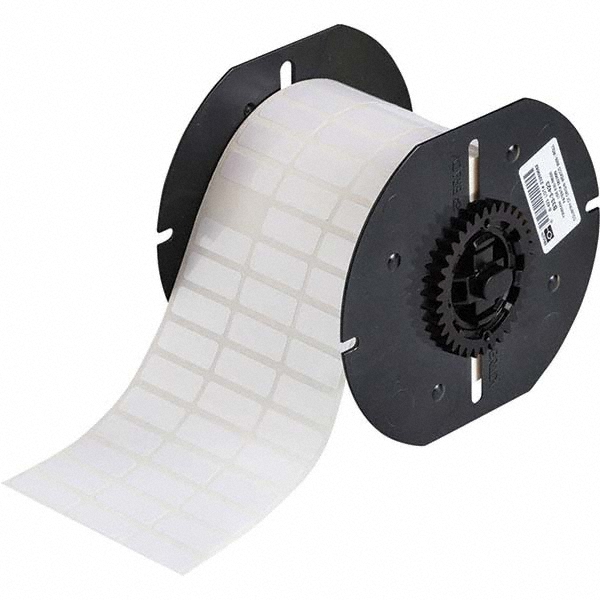Brady - Label Maker Label: White, Polyester, 5,000 per Roll | MSC Direct