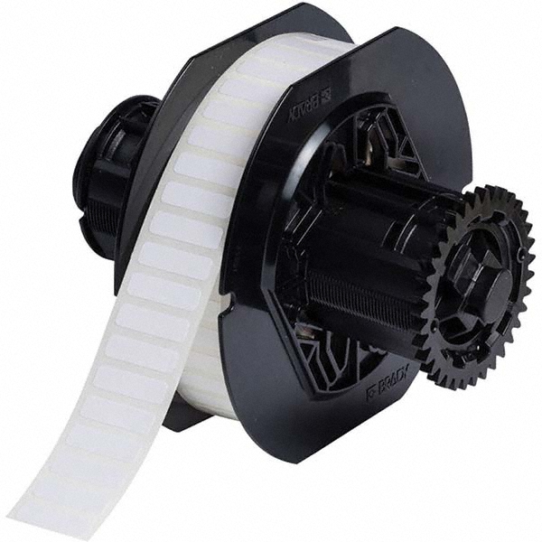 Brady - Label Maker Label: White, Polyester, 5,000 per Roll | MSC Direct