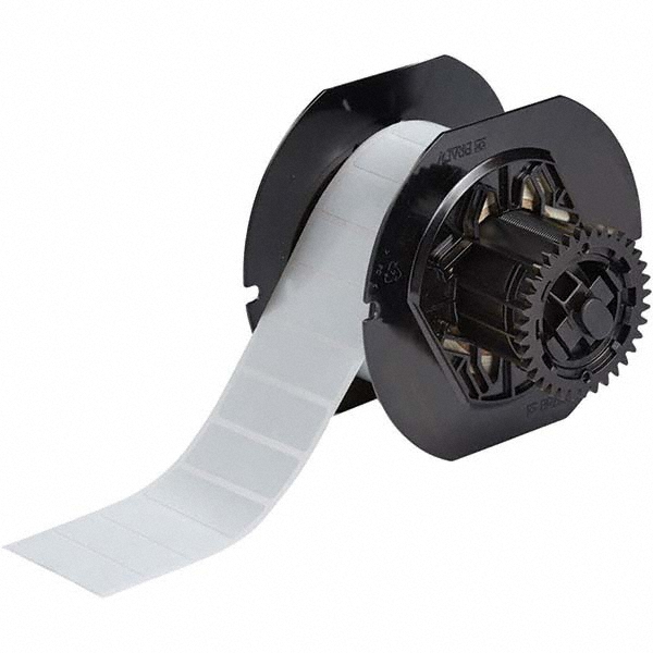 Brady - Label Maker Label: White, Polyester, 1,500 per Roll | MSC Direct
