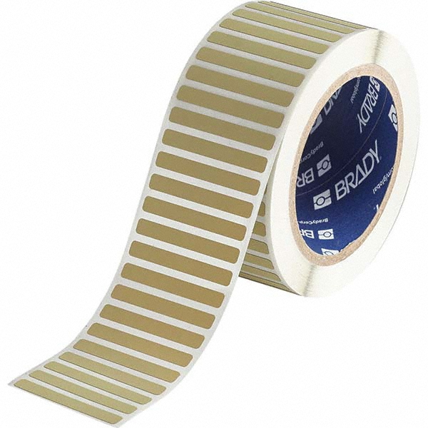 Brady - Label Maker Label: Amber, Polyimide, 2,500 per Roll | MSC Direct