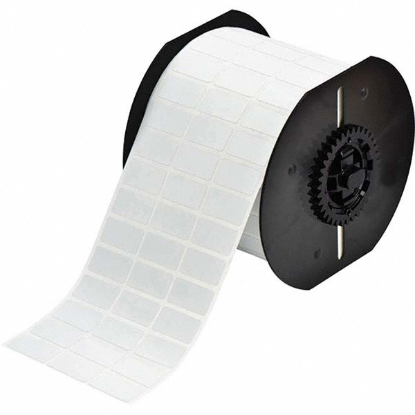 Brady - Label Maker Label: Light Gray, Metallized Polyester, 5,000 per ...