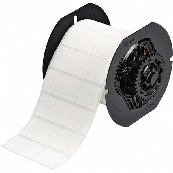 Brady - Label Maker Label: White, Polypropylene, 1,500 per Roll | MSC ...