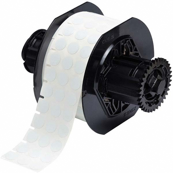 Brady - Label Maker Label: White, Polyester, 1,500 per Roll | MSC Direct
