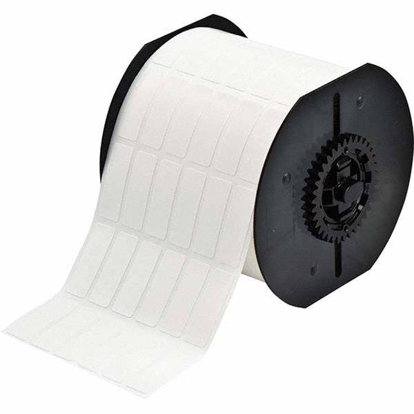 Brady - Label Maker Label: White, Cloth, 1/2" OAW, 2,500 per Roll | MSC ...