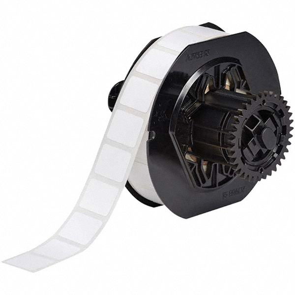 Brady - Label Maker Label: White, Polyester, 2,000 per Roll | MSC Direct