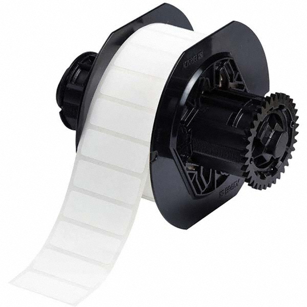 Brady - Label Maker Label: White, Polyester, 1,500 per Roll | MSC Direct