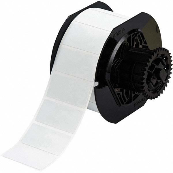 Brady - Label Maker Label: Light Gray, Metallized Polyester, 1,300 per ...