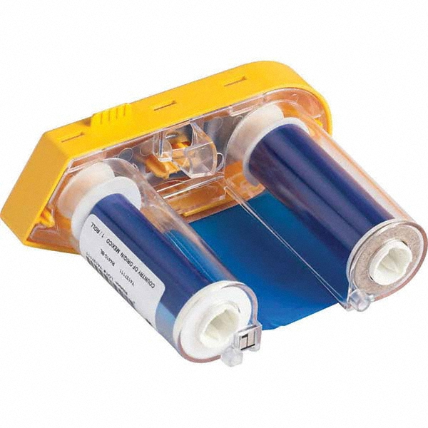 Brady - Printer Ribbon: 2" Wide, 75' Long, Blue, Resin | MSC Direct