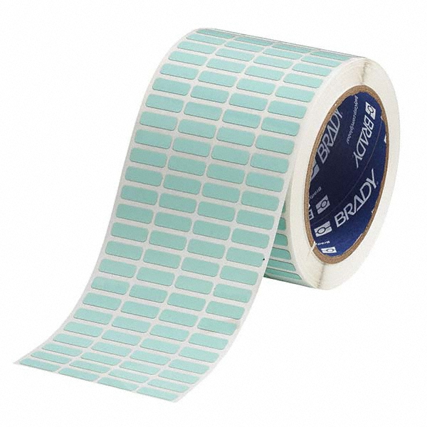 Brady - Label Maker Label: Light Green, Polyimide, 3/4" OAW, 10,000 per ...
