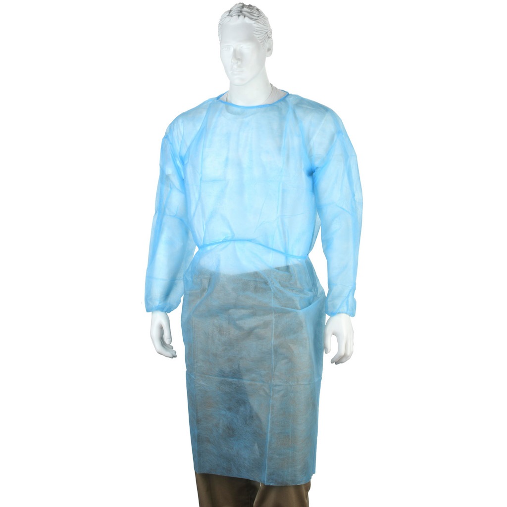 PRO-SAFE - Size Universal Blue Isolation Gown - 98922727 - MSC ...