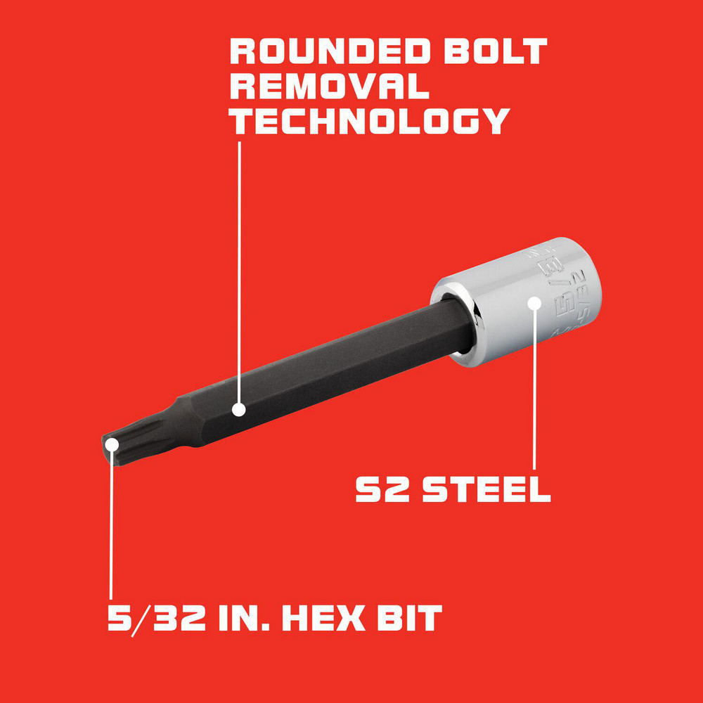 Proto - Hand Hex Bit Socket: 1/4" Drive, 4.00 mm Hex | MSC Direct