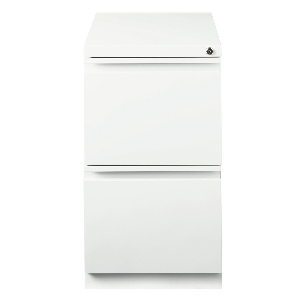 Hirsh - Mobile Pedestals File Cabinet: 2 Drawer, Steel, White | MSC Direct