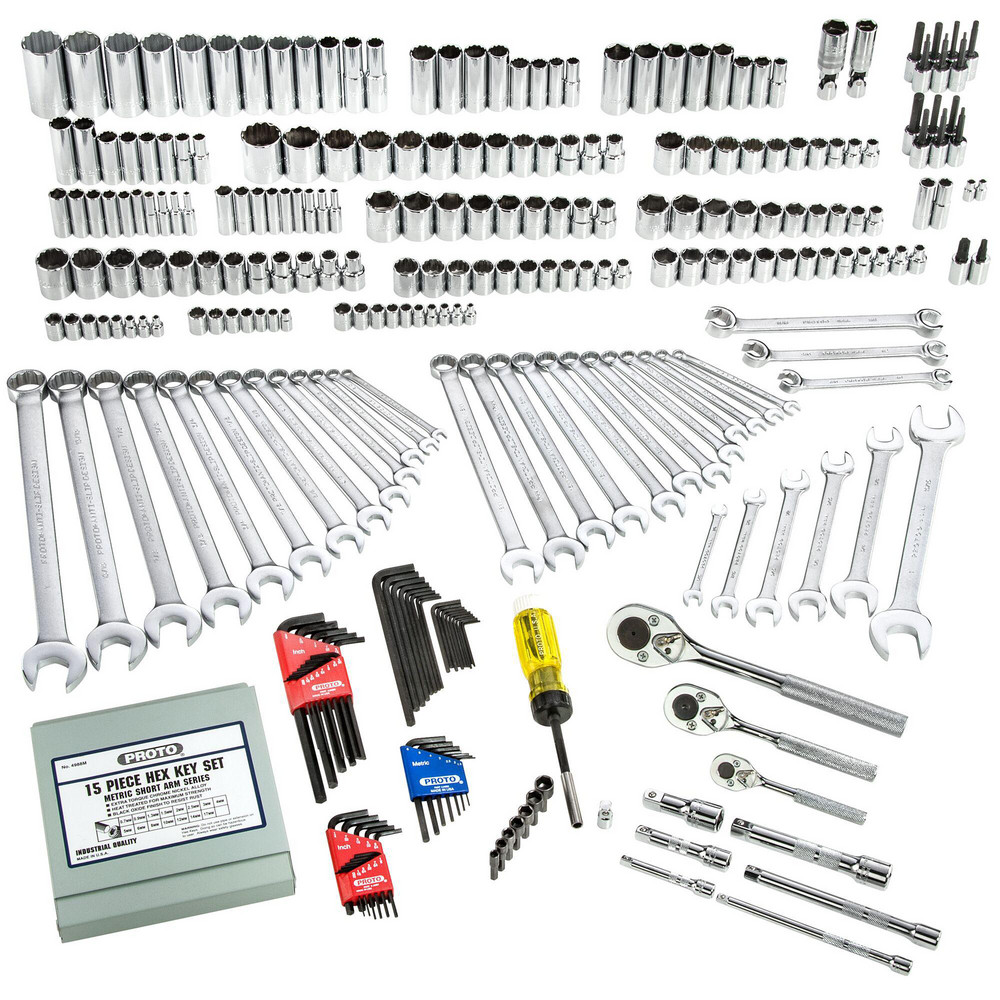 Proto - Combination Hand Tool Sets: Set Type: Master Tool Set; Number ...