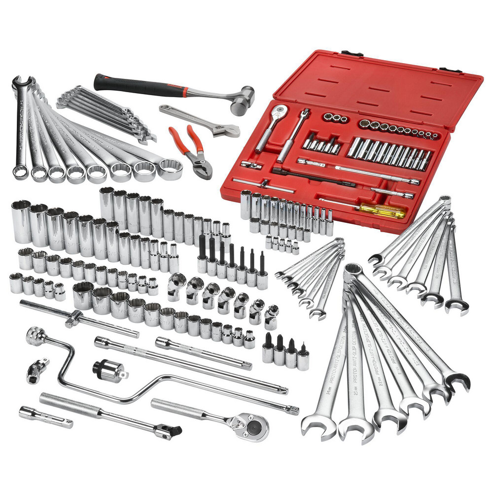 Proto - Combination Hand Tool Sets: Set Type: Master Tool Set; Number Of Pieces: 179 ...