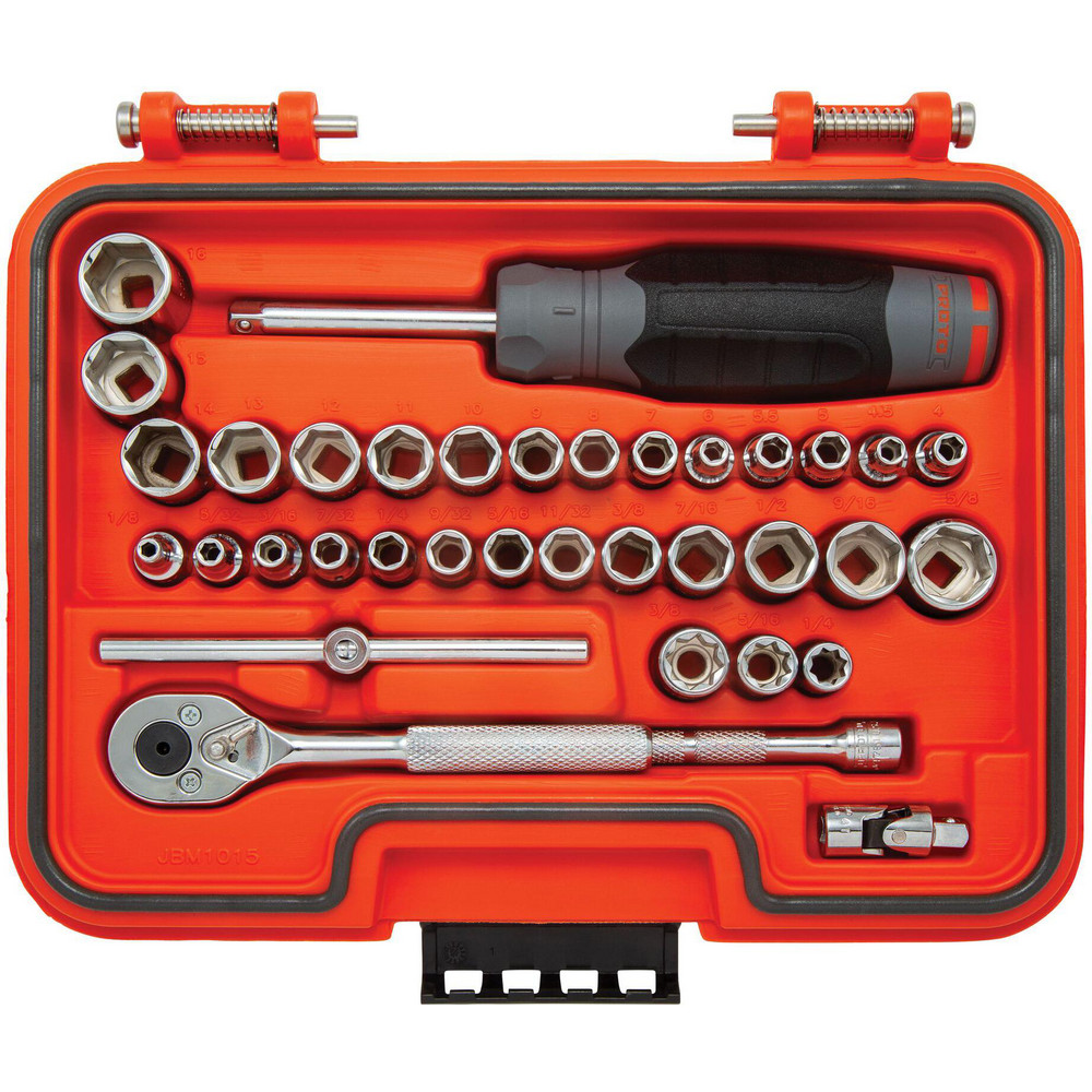 Proto - Combination Hand Tool Sets: Socket Set, 36, Inch & Metric | MSC ...