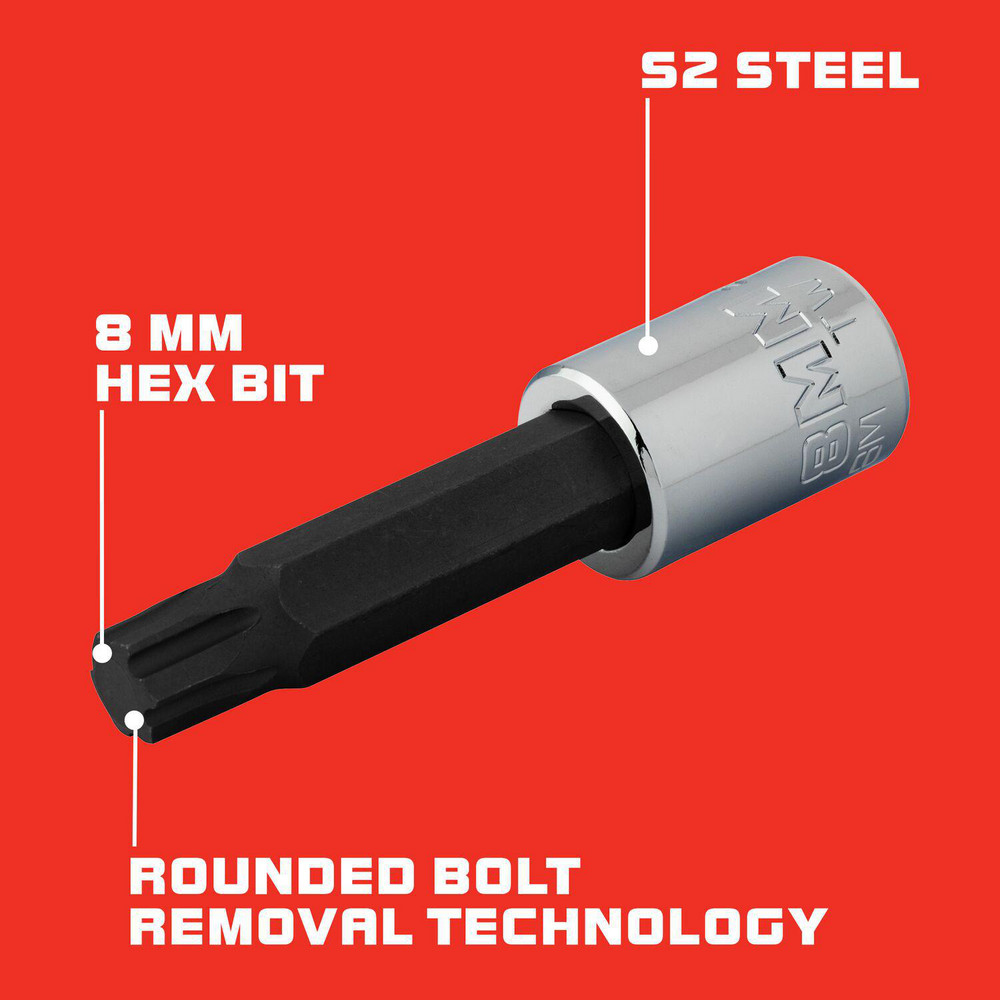 Proto - Hand Hex & Torx Bit Sockets: Socket Type: Hex Bit Socket; Drive ...