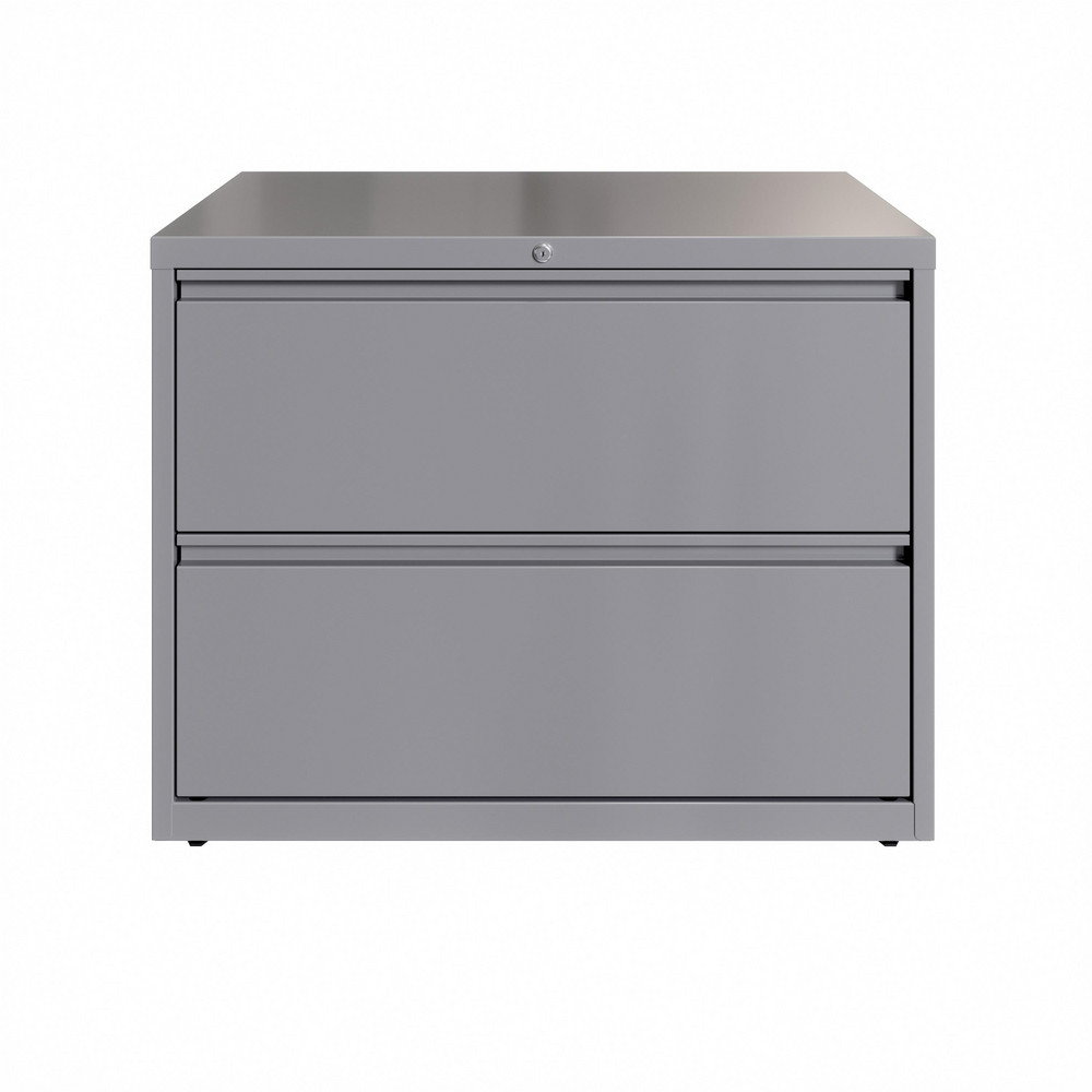 Hirsh - Horizontal File Cabinet: 2 Drawer, Steel, Arctic Silver | MSC ...