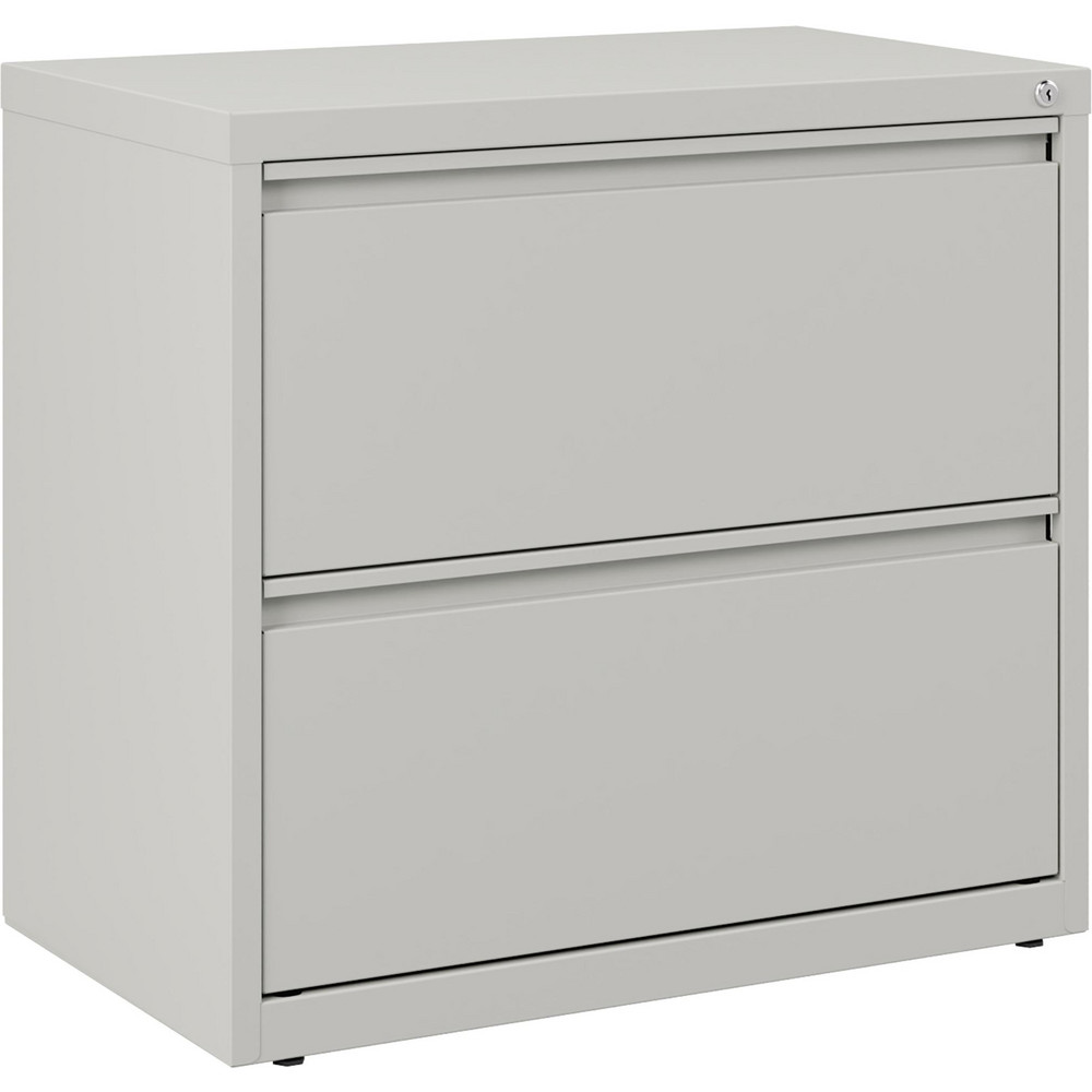 Hirsh - Lateral File Cabinet: 2 Drawer, Steel, Light Gray | MSC Direct