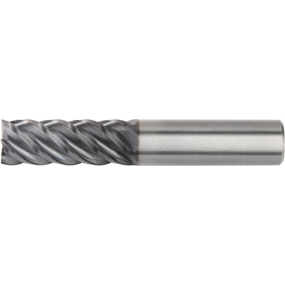 Widia - Square End Mill: 3/8" Dia, 7/8" LOC, 5 Flute, Solid Carbide ...