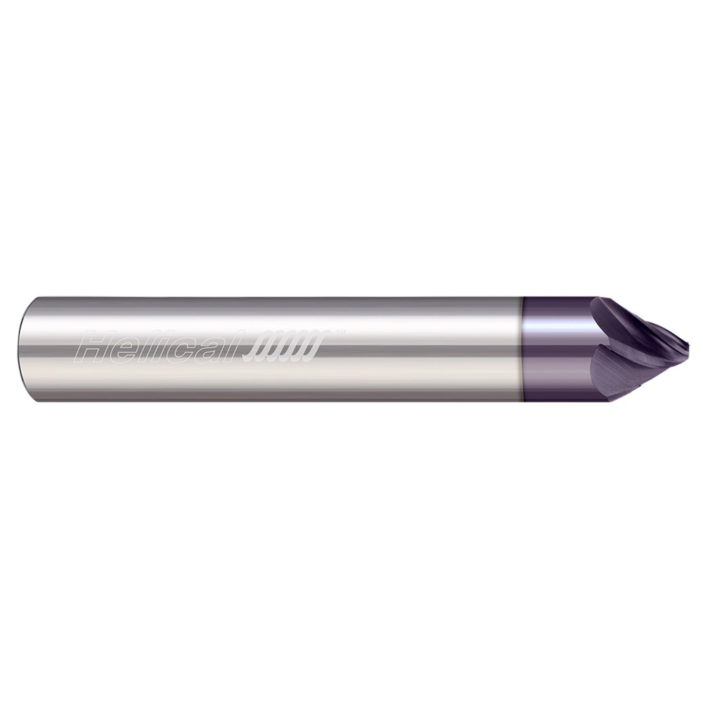 Helical Solutions - Chamfer Mill: 3/4" Shank Dia, 60 deg, 5 Flute ...