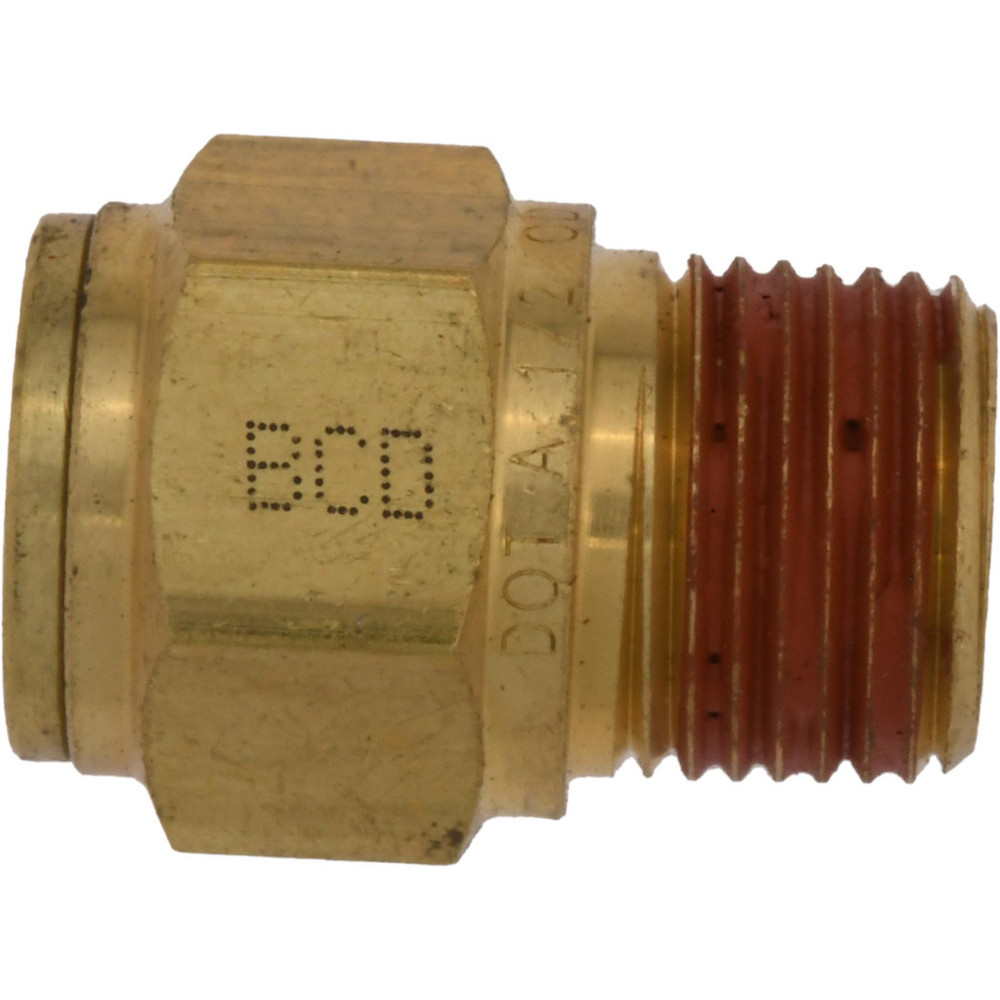 PRO-SOURCE - Push-to-Connect Push-to-Connect x MNPT Fitting: Straight, NPT, 1/2" OD | MSC Direct