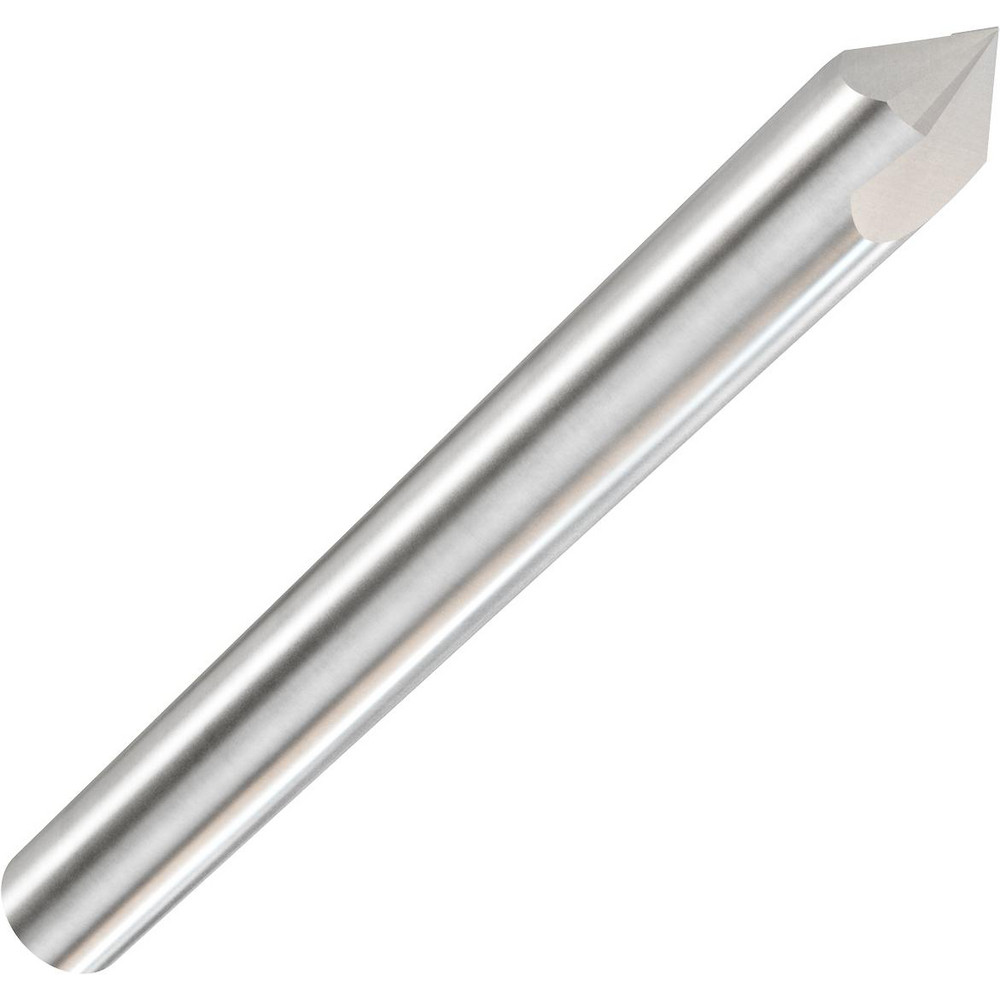 Accupro - Chamfer Mill: 1/4" Dia, 1/4" Shank Dia, 90 deg, 2 Flute ...