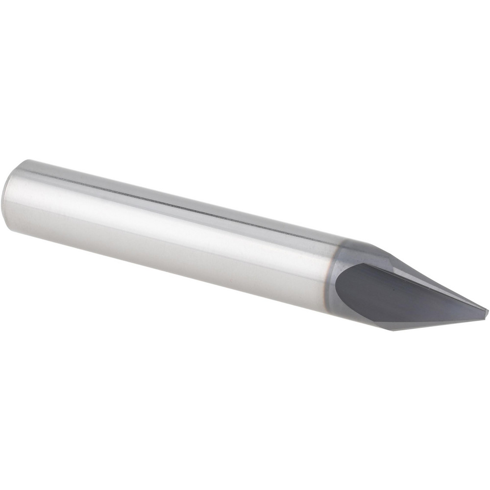 Accupro - Chamfer Mill: 3/8" Dia, 3/8" Shank Dia, 40 deg, 3 Flute ...