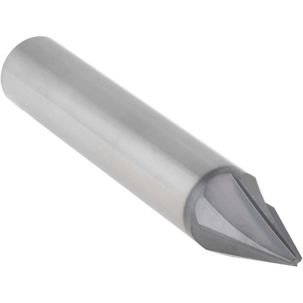 Accupro - Chamfer Mill: 1/2" Dia, 1/2" Shank Dia, 40 deg, 4 Flute ...
