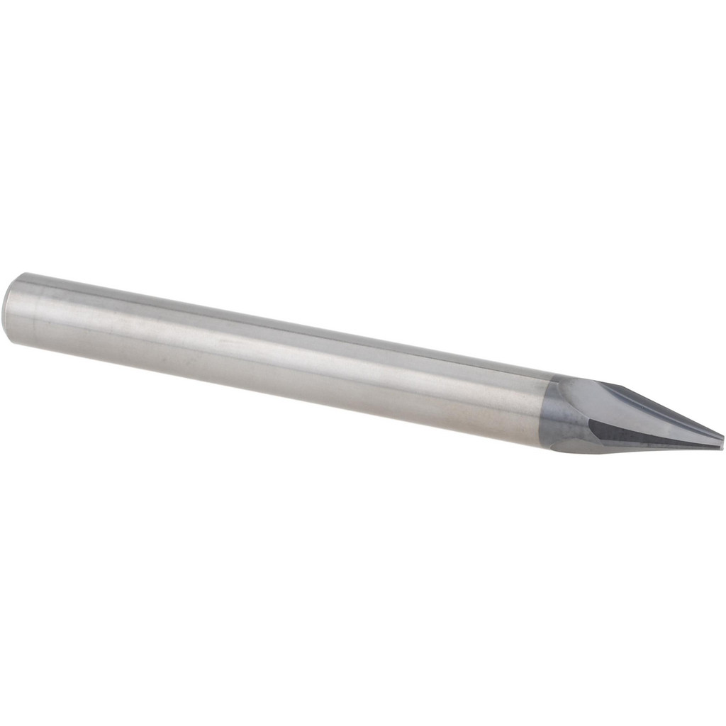 Accupro - Chamfer Mill: 1/4" Dia, 1/4" Shank Dia, 30 deg, 3 Flute ...