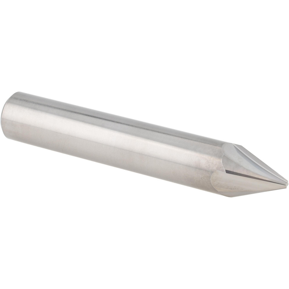 Accupro - Chamfer Mill: 1/2" Dia, 1/2" Shank Dia, 45 deg, 4 Flute ...