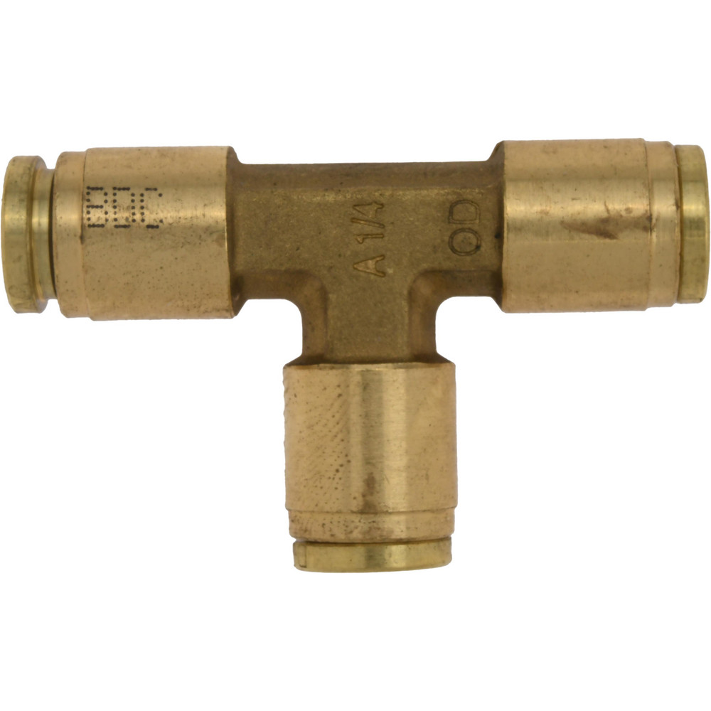 PRO-SOURCE - Push-to-Connect Push-to-Connect Fitting: Union Tee, 1/4" OD | MSC Direct