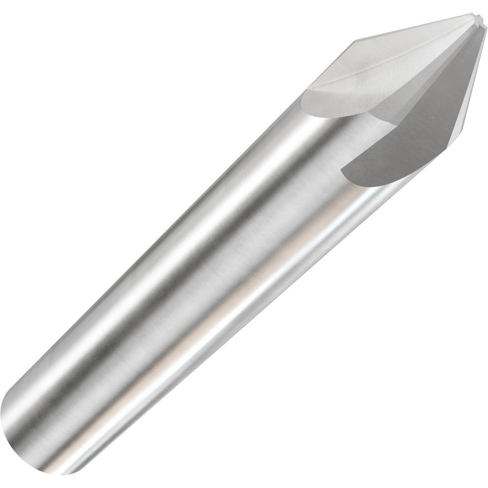 Accupro - Chamfer Mill: 1/2" Dia, 1/2" Shank Dia, 60 deg, 4 Flute ...