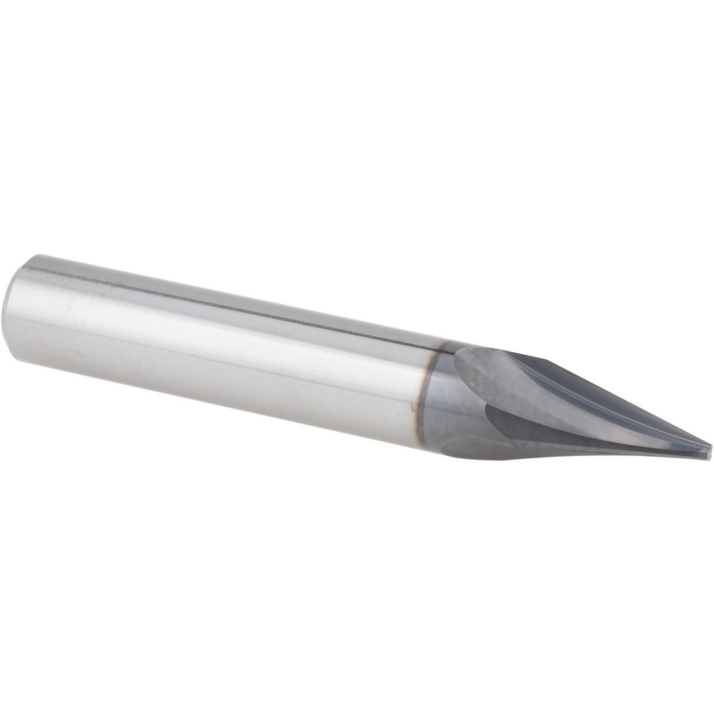 Accupro - Chamfer Mill: 3/8" Dia, 3/8" Shank Dia, 30 deg, 3 Flute ...